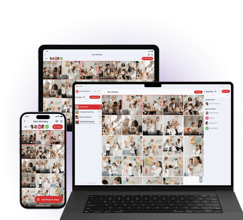 PhotoCircle Friends & Family