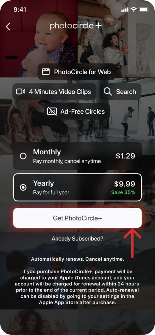PhotoCircle Terms of Use